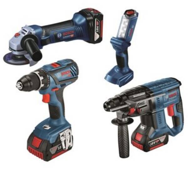 Kit 3 outils BOSCH : Perceuse-visseuse GSR + Meuleuse GWS + Perforateur ...